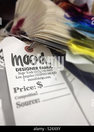 Mood Fabric Store, New York City, USA Stock Photo - Alamy