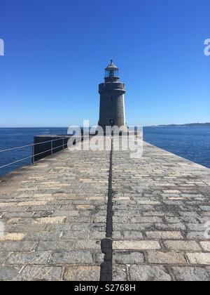 St Peter Port lighthouse Guernsey Channel Islands Stock Photo - Alamy