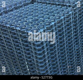 Stack of plastic driveway grids Stock Photo - Alamy