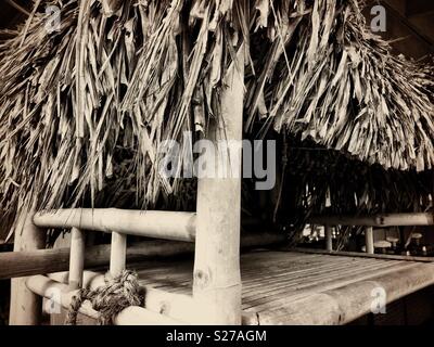 Hawaiian Native Village House Stock Photo - Alamy
