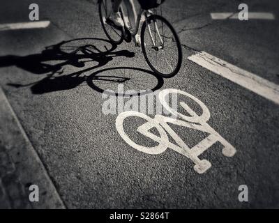 symbol image bike or bicycle, environmentally friendly transportation ...