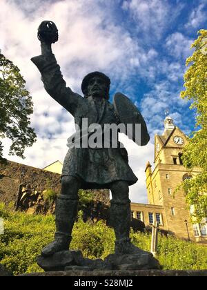 Rob Roy statue, Stirling, Scotland Stock Photo - Alamy