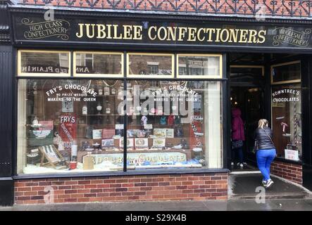 The Sweet Shop, Beamish Open Air Museum, County Durham Stock Photo ...