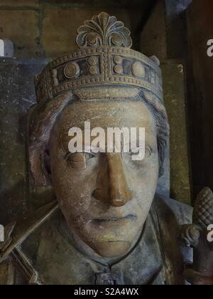 Effigy of Richard the Lionheart at Rouen Cathedral ambulatory, on the ...