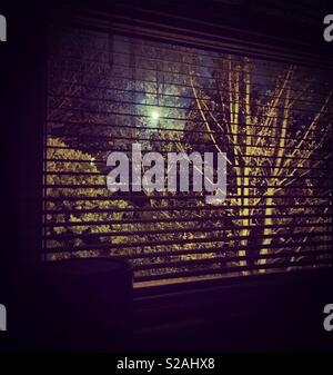 Moonlight through the window Stock Photo - Alamy