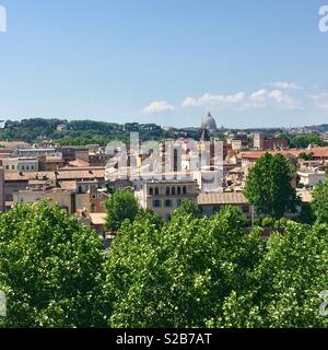 Panoramic view from the Orange Garden (Giardino degli Aranci) on the ...