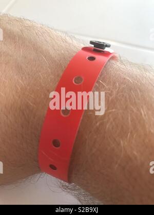 All inclusive wrist band Stock Photo - Alamy
