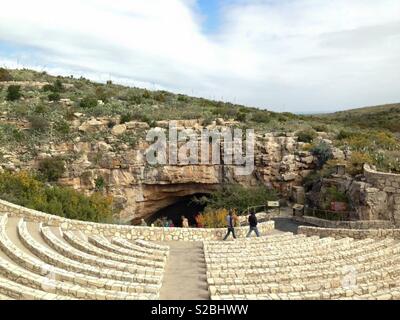 Amphitheater at Carlsbad Caverns National Park, a UNESCO World Heritage ...