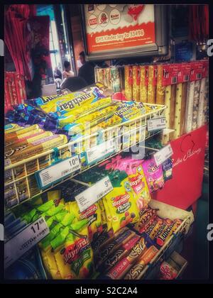 Sweets at Supermarket checkout queue Stock Photo - Alamy