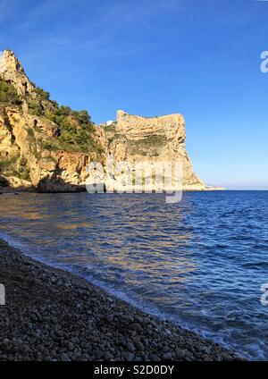 Cala Moraig Beach near Moraira, Costa Blanca, Spain, Europe Stock Photo ...