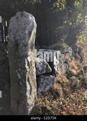 granite gate post Stock Photo - Alamy