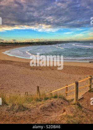 Steps at Constantine bay, North Cornwall, England, UK Stock Photo - Alamy
