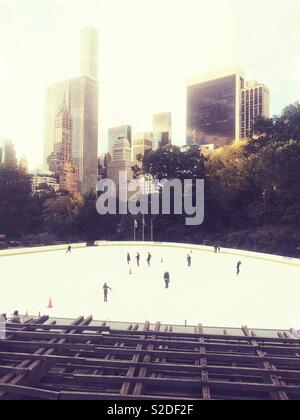 Woolman Trump Ice rink , Central Park, New York City, United States of ...