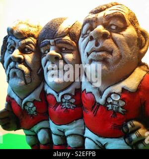 Welsh rugby legends THE PONTYPOOL FRONT ROW made by World of Groggs ...