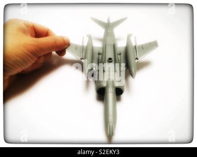 Airfix Harrier Jump Jet plastic model aircraft Stock Photo - Alamy