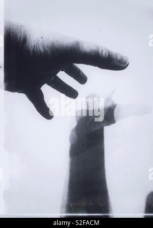 Shadow of a grabbing hand Stock Photo - Alamy