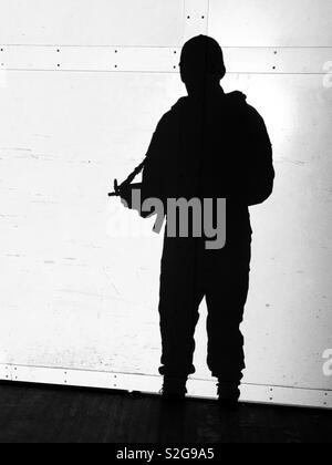 Shadow of Soldier Stock Photo - Alamy