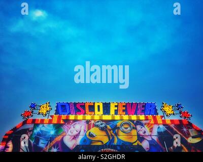 "Disco Fever" funfair ride Stock Photo - Alamy