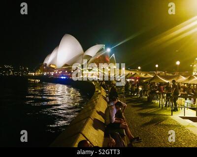 The Sydney Opera House lit up in glorious colour as part of Luminous ...