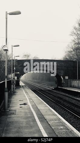 Road bridge over railway Stock Photo - Alamy