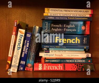 French Language Books Stock Photo - Alamy