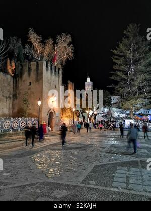 The fort in Chefchaouen‘s old city Stock Photo - Alamy
