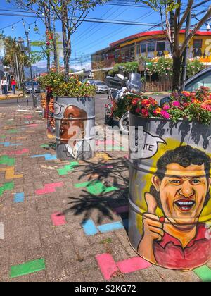 Costa Rica San Jose Barrio Amon traditional house architecture Stock ...