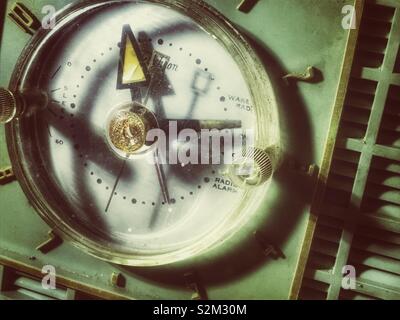 Vintage RCA clock radio clock face Stock Photo - Alamy