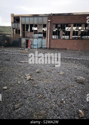Aftermath of port talbot steel works explosion tata steel Stock Photo ...