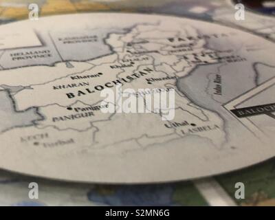 Balochistan Map Stock Photo - Alamy