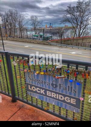 lock bridge in Niagara Falls, Canada, on May 29th 2023 Stock Photo - Alamy