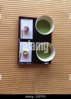 tea ceremony and sweets Stock Photo - Alamy