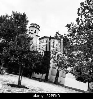 Puerto Pollensa Church Stock Photo - Alamy