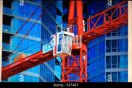High rise construction, downtown Calgary, Alberta, Canada Stock Photo ...