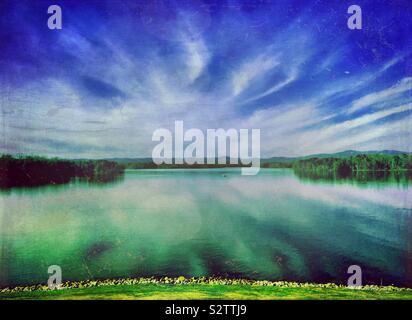 Lake Robinson, Greer, SC Stock Photo - Alamy