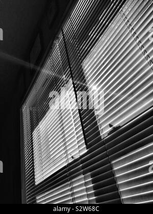 Sunlight coming through window inside house Stock Photo - Alamy