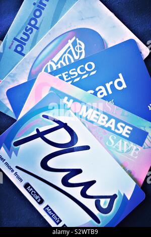 Selection of Loyalty Cards Stock Photo - Alamy