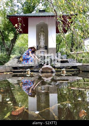 Water well at Japanese shrine Stock Photo: 74099923 - Alamy