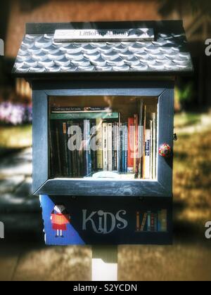 'Little Library' community book swap initiative in Old Library Woods ...
