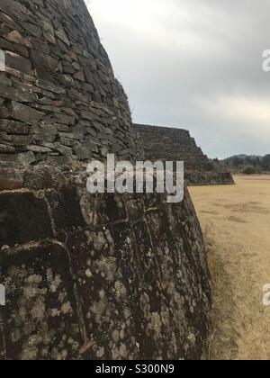 The Tarascan ruins of Tzintzuntzan, Michoacan, Mexico. These Purepecha ...