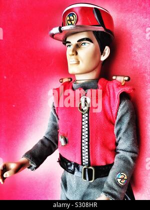 Captain Scarlet figure Stock Photo - Alamy