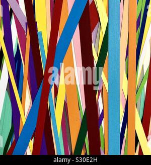coloured paper strips Stock Photo - Alamy