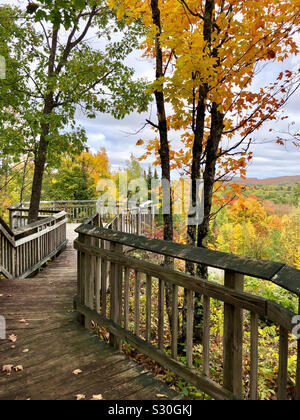 Fall colors in the Chequamegon-Nicolet National Forest in Wisconsin ...