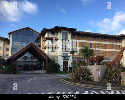Entrance to Chessington World of adventures Stock Photo - Alamy