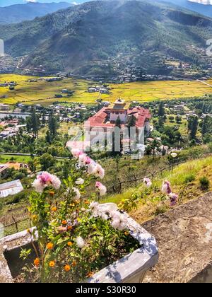 Paro Valley Bhutan Asia Stock Photo - Alamy