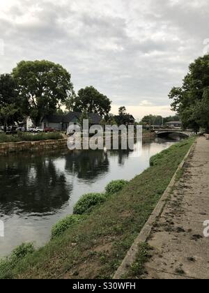 Central Canal, Indianapolis, Indiana USA Stock Photo - Alamy