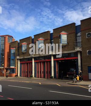 Islington Fire Station on Upper Street Islington. Completed 1992 ...