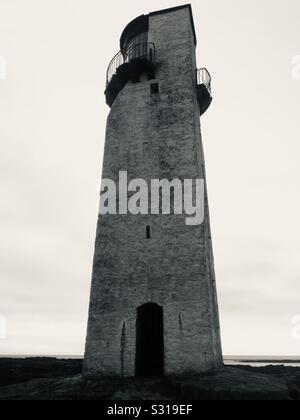 Southerness lighthouse, the Solway Firth Stock Photo - Alamy