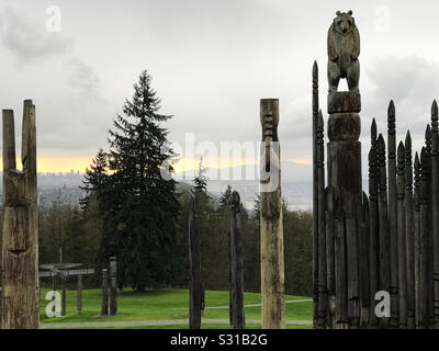 Japanese Ainu totems, Kamui Mintara, Playground of the Gods, Kushiro ...