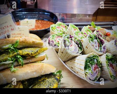 italian fresh panini dish close up Stock Photo - Alamy